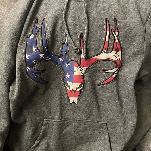 Buck Wear | Jackets & Coats | Buck Wear American Flag On Deer Design ...
